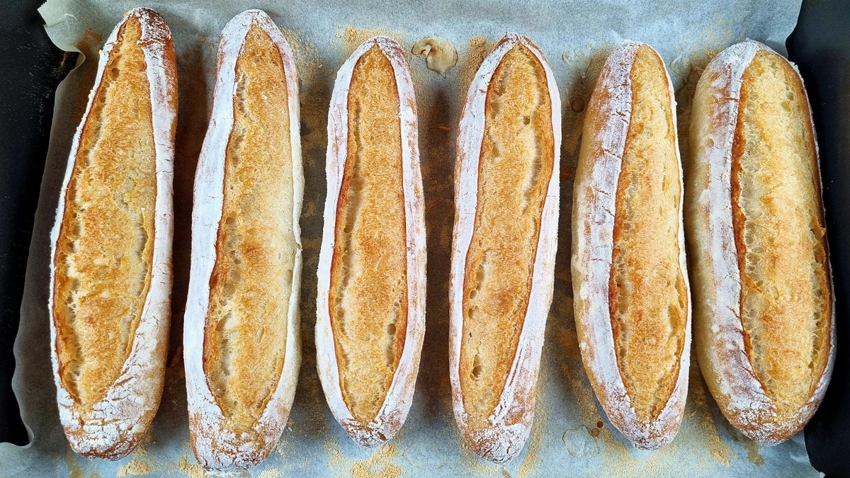 Perfect Mini Baguettes with Single Cut Recipe | Food Language