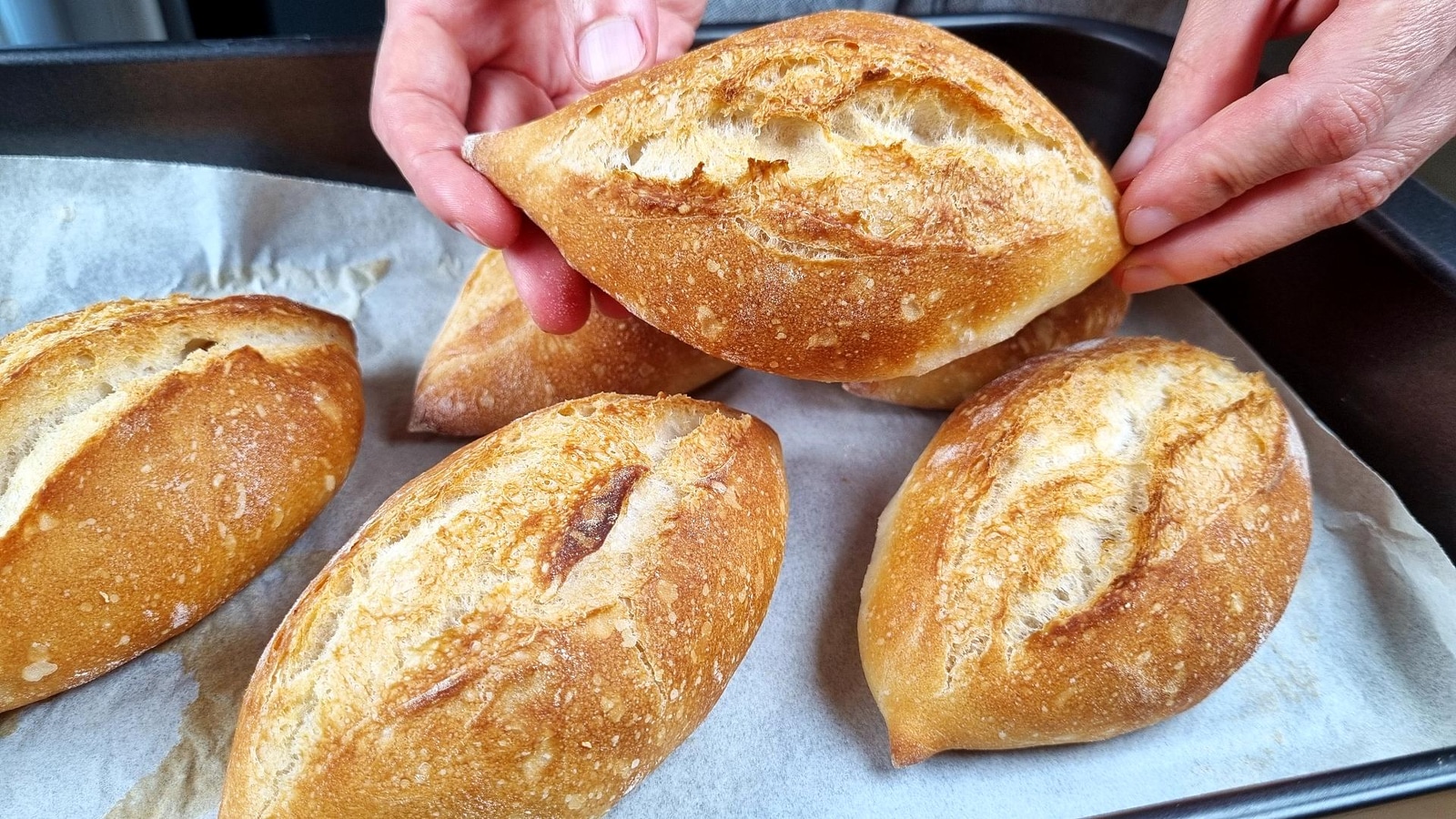 Crispy Wheat Grain Shaped Bread - Amazingly Soft Inside Recipe | Food ...