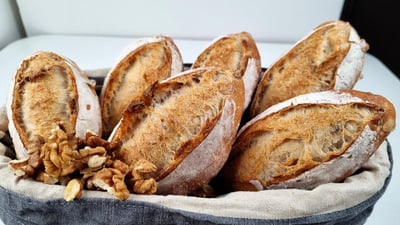 Quick Bread with Walnuts - Crispy Crust & Toasted Nuts Recipe | Food ...
